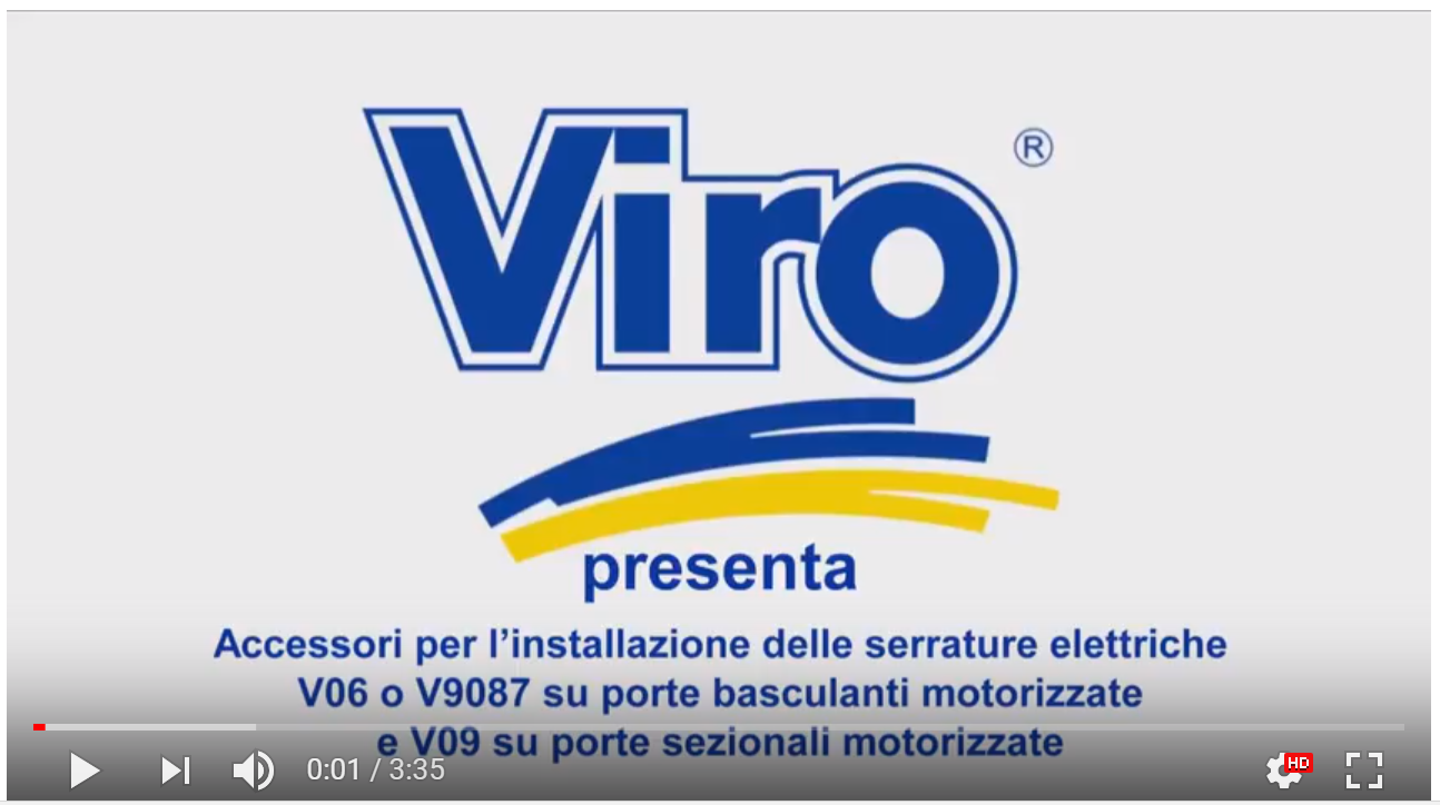 New videos: accessories for the installation of V06 or V9087 and V09 ...